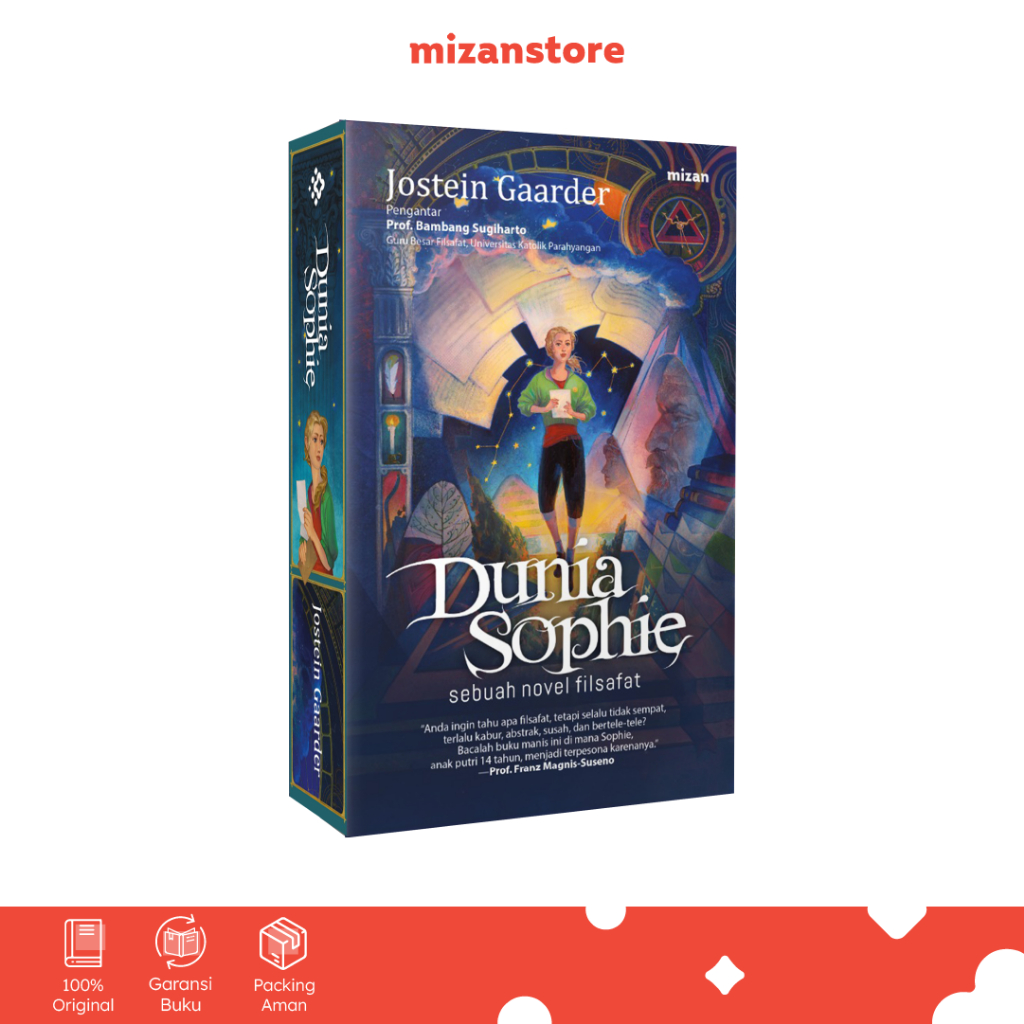 Jual [Mizan] Dunia Sophie Republish 2025 - Jostein Gaarder | Novel Terjemahan | Shopee Indonesia