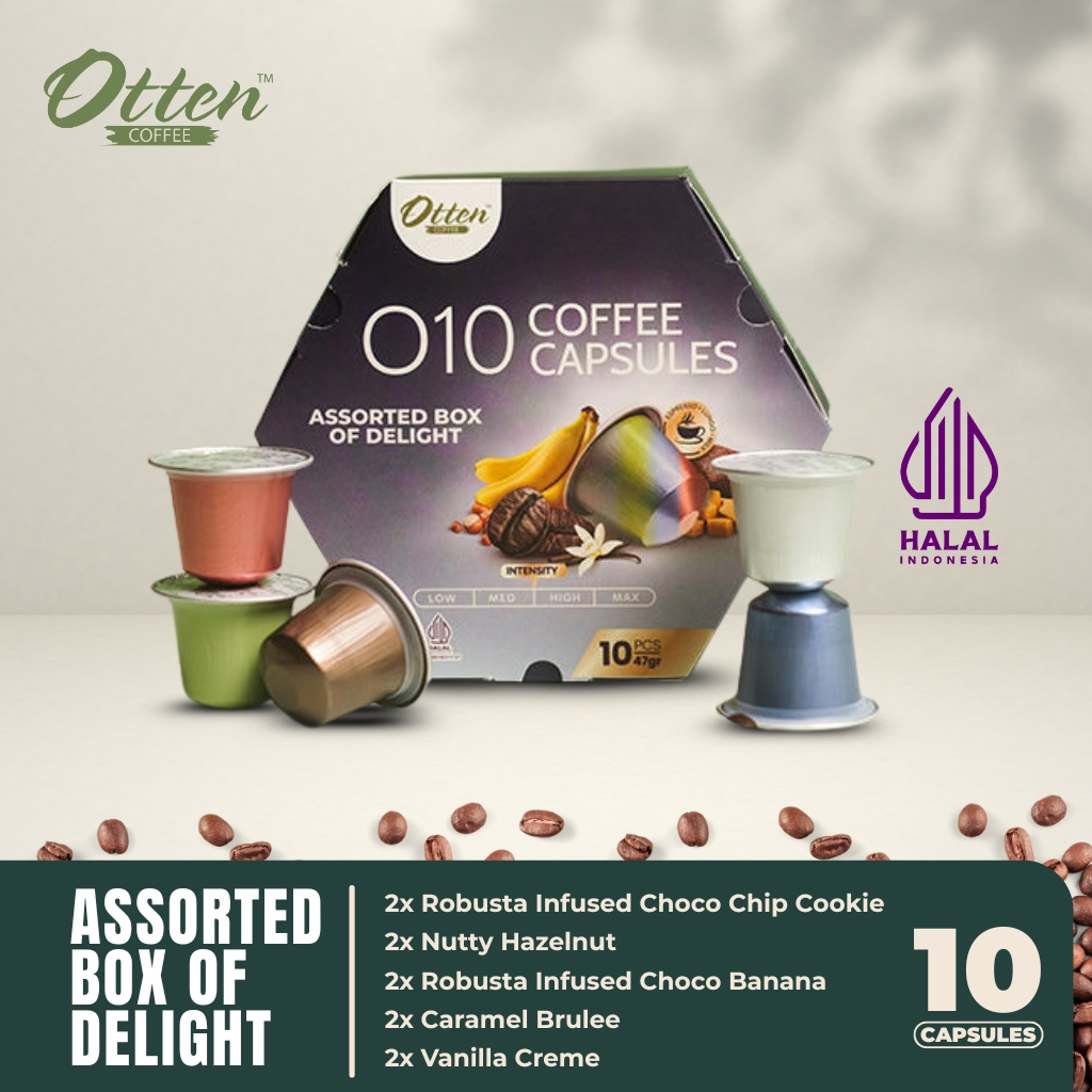 Jual Kopi Kapsul - O10 Assorted Box of Delight Coffee Capsule | Kapsul ...