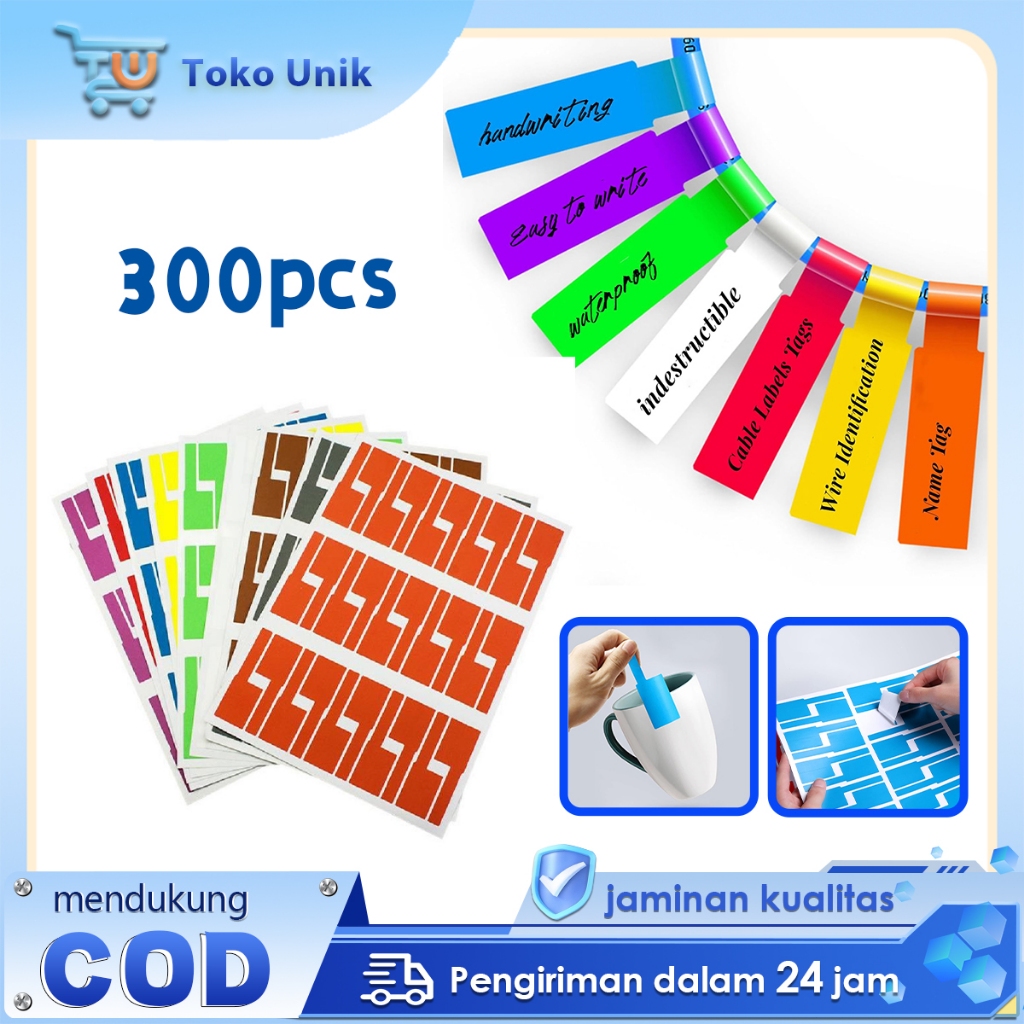 Jual Stiker Label Kabel 10 Lembar Penanda Kabel Jaringan Cable Label ...