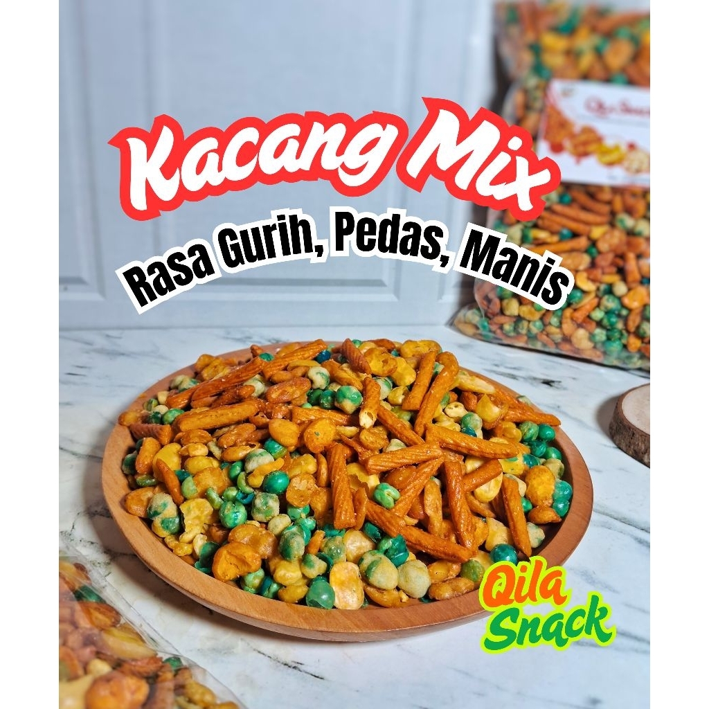 Jual Snack Kacang Mix Kacang Campuran 1 KG | Shopee Indonesia