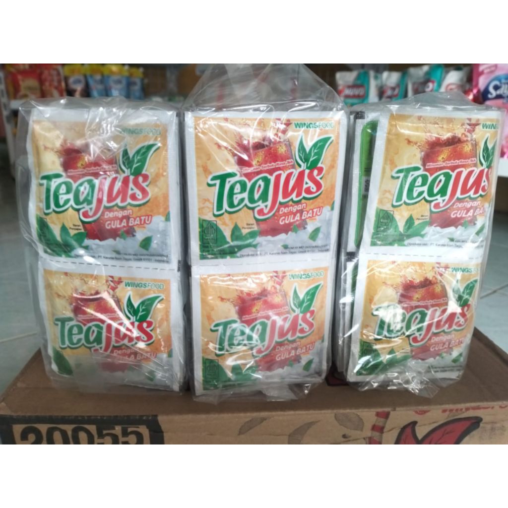Jual TEA JUS GULA BATU 7gr RENCENG ( Isi 10sachet) | Shopee Indonesia