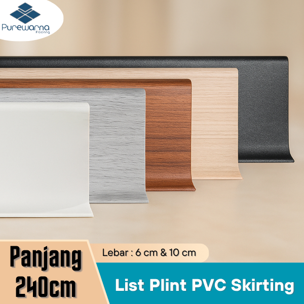 Jual Lis Plint PVC SKirting Board l Lis Plint Lantai Dinding 6cm & 10cm ...