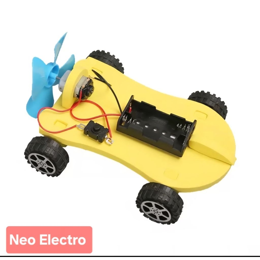 Jual DIY Mainan Rakitan Mobil Spon tenaga Angin | edukasi anak | anak ...