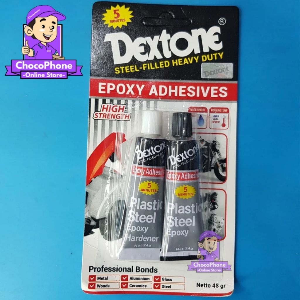 Jual Lem Dextone 5 Menit (48Gr) Epoxy Adhesive Lem Kayu Besi Logam ...