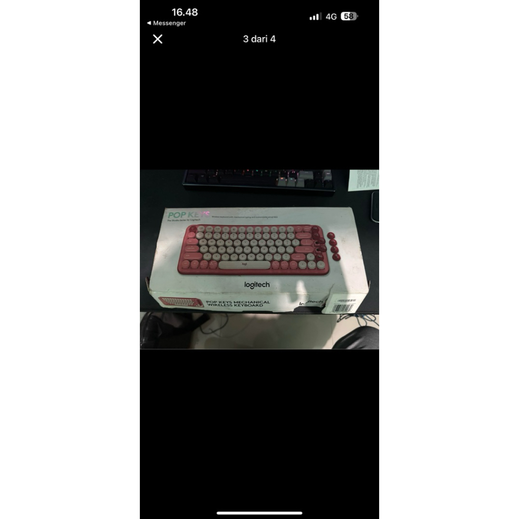 Jual Keyboard Logitech Pop Keys Bluetooth & Usb Dongle | Shopee Indonesia