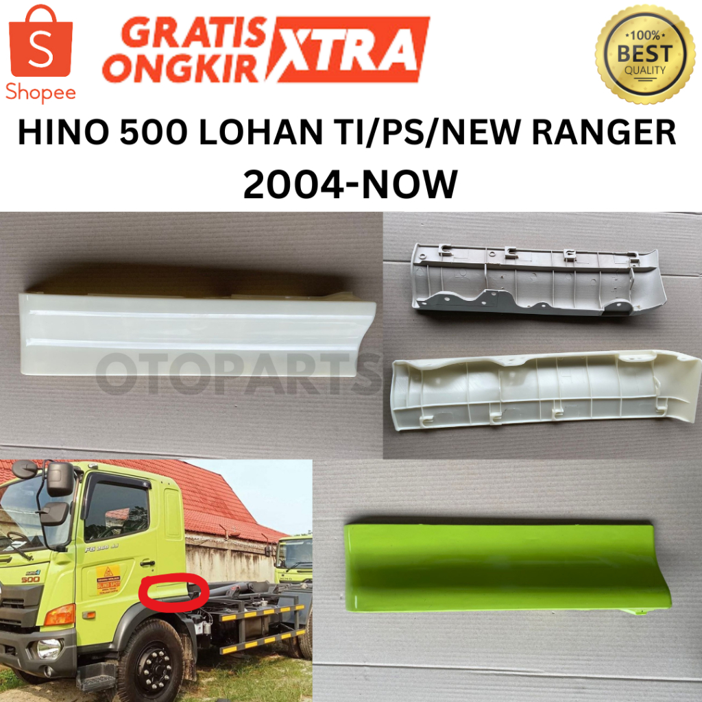 Jual COVER FENDER SIDE SAMPING GARNISH PILLAR LAMBUNG BELAKANG HINO 500 ...