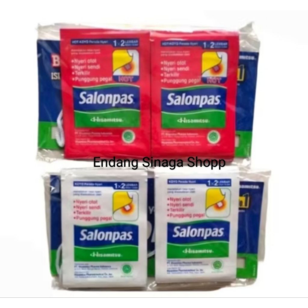 Jual Salonpas Renceng 1x2 (1 Renceng isi 20 Sachet) | Shopee Indonesia