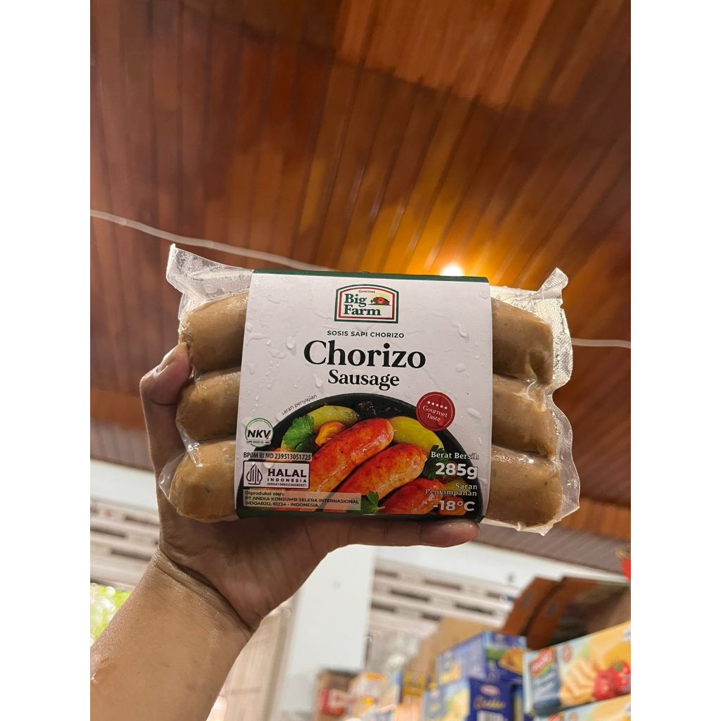 Jual Big Farm Chorizo Sausage / Sosis Sapi Chorizo Big Farm / Chorizo ...