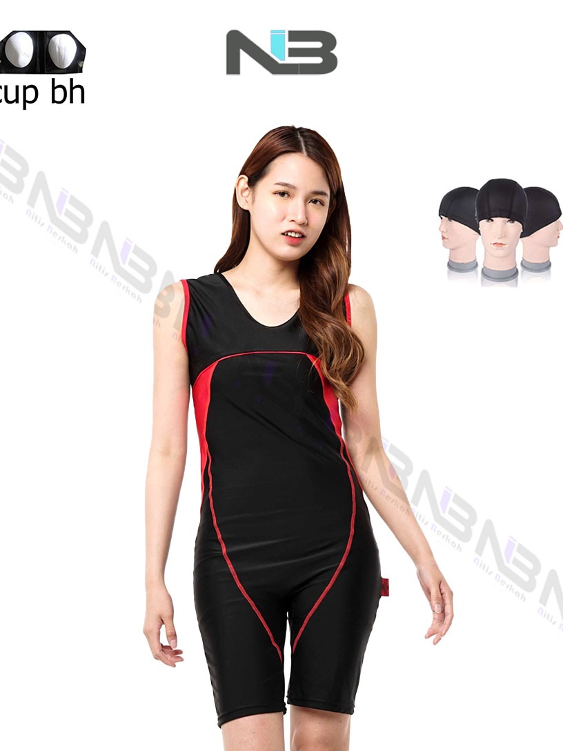 Jual NIBER New Model baju renang wanita+ cup BRA | Shopee Indonesia