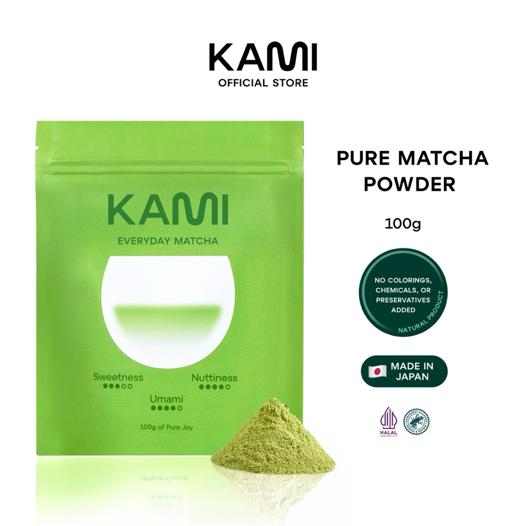 Jual KAMI Matcha - Everyday Matcha Premium Pure Matcha 100G of Pure Joy ...