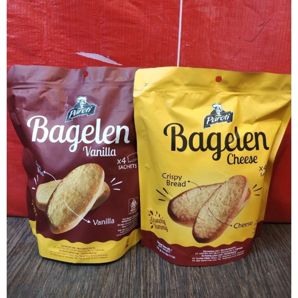 Jual Paroti Roti Bagelan rasa Vanilla/Cheese 72gr/78gr | Shopee Indonesia