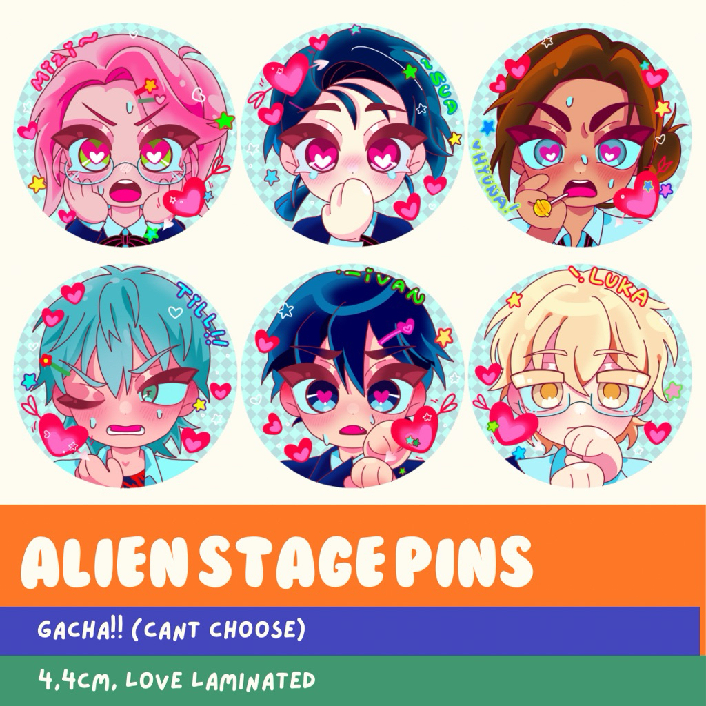 Jual alien stage | pins | fanmade | Shopee Indonesia