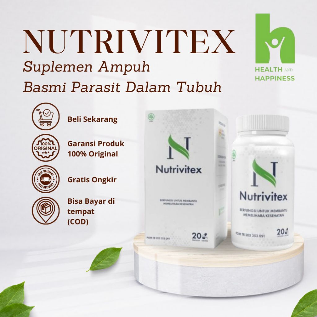 Jual Nutrivitex Original Asli Obat Pembasmi Cacing dan Parasit Dalam ...