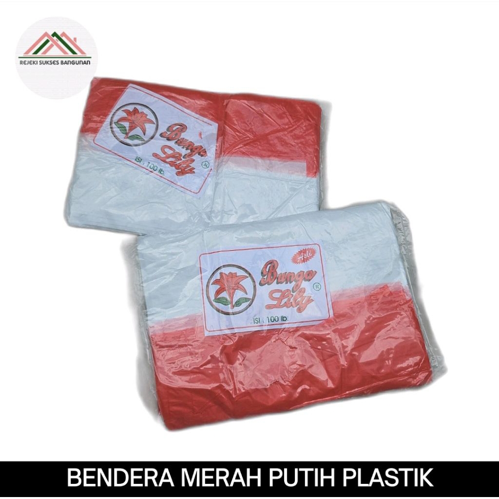 Jual Bendera Merah Putih Plastik Tali / Bendera 17 Agustus | Shopee ...