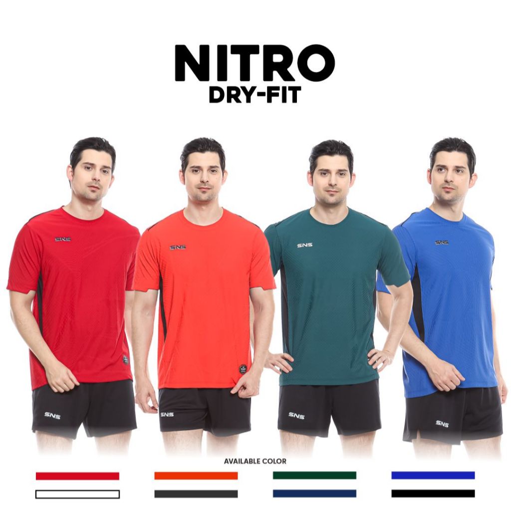 Jual SNS Apparel Baju Olahraga Jersey Dry Fit Gym Lari Running Pria ...