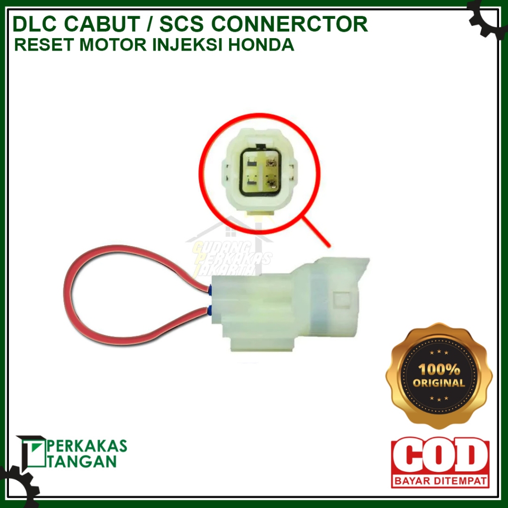 Jual DLC HONDA / SCS CONNECTOR ALAT RESET INJEKSI MOTOR HONDA MANUAL ...