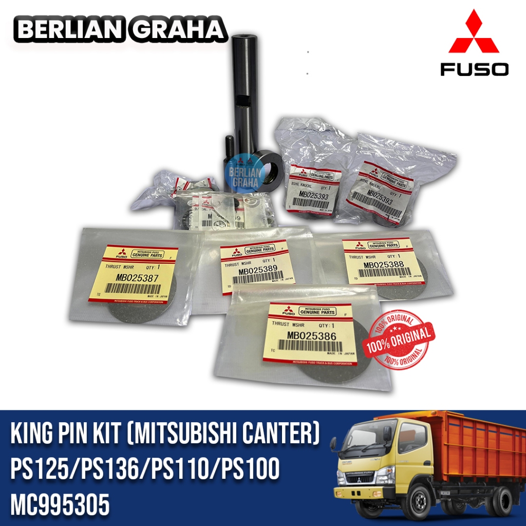 Jual King Pin Kit Canter PS125/PS136/PS110/PS100 Original Mitsubishi ...
