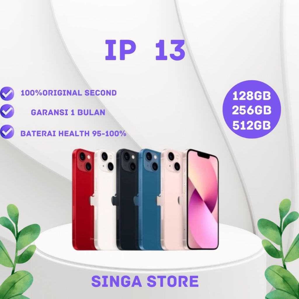 Jual IP 13 & 15 128GB /256GB/512GB Second ORIGINAL 100% MULUS 13 FULLSET AIPHONE 13 SECOND LIKE ...