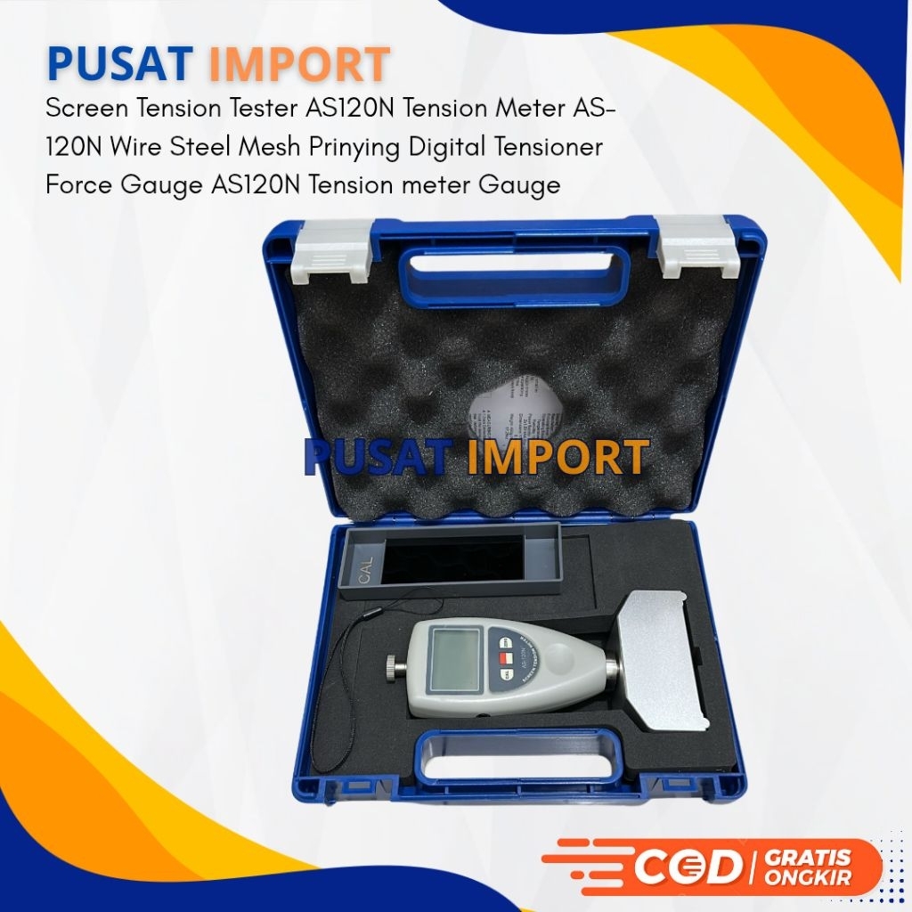 Jual Screen Tension Tester AS120N Tension Meter AS-120N Wire Steel Mesh ...