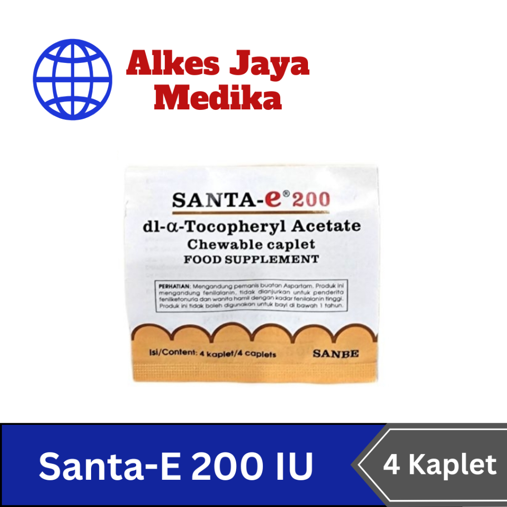 Jual Santa E 200 isi 4 tablet - Vitamin E | Shopee Indonesia