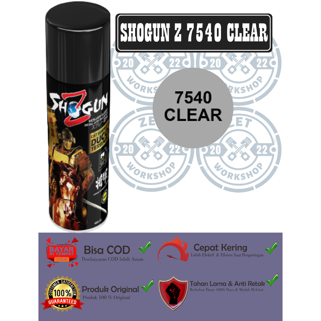 Jual Cat Semprot Duco Pylox Pilok Shogun Z Clear Glossy Mengkilap 7540 ...