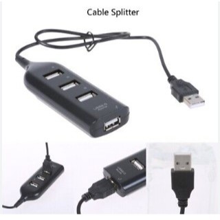 Jual USB Hub 4 Port Output in 1 2.0 Sambungan Penghubung Laptop ...