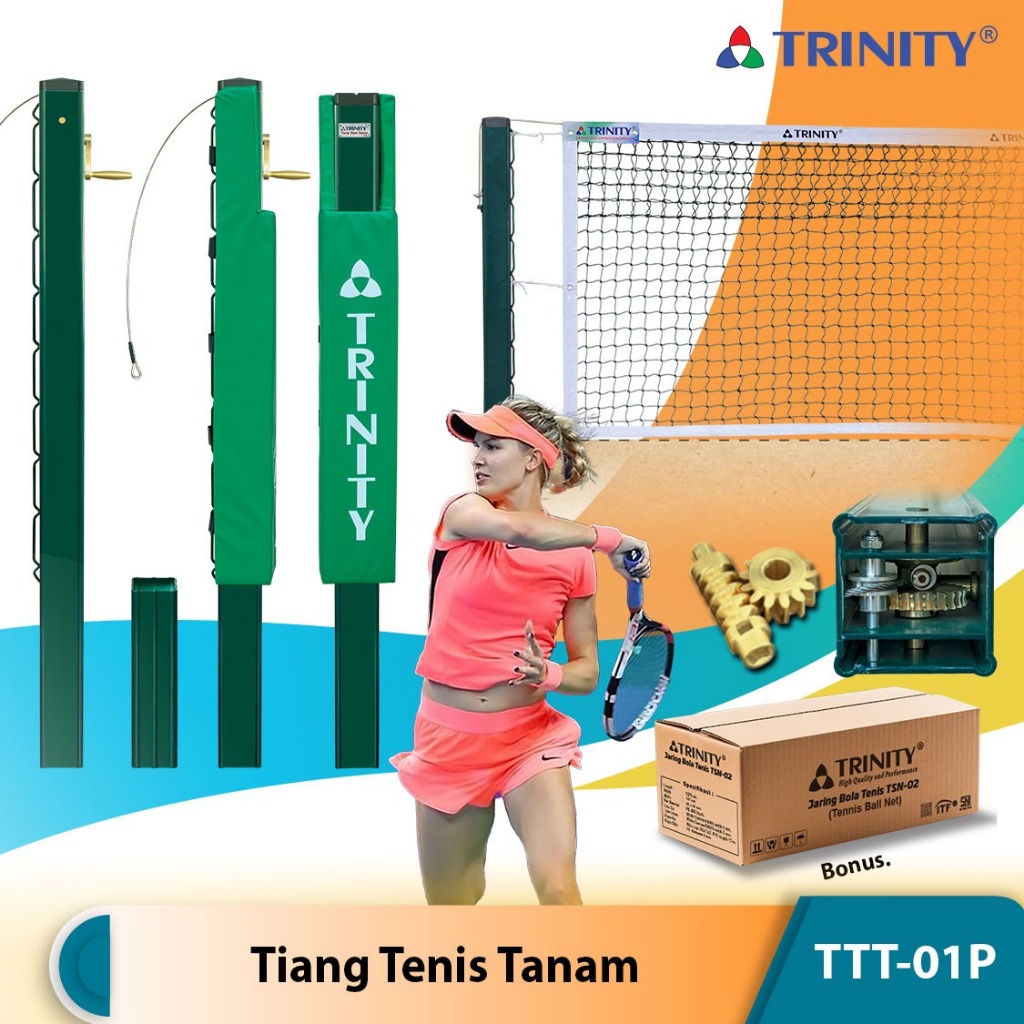 Jual Trinity Tiang Tenis Tanam TTT-01P Tiang Tenis Lapangan Profesional ...
