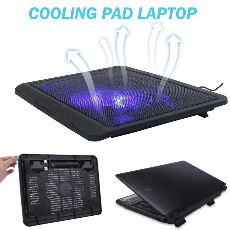 Jual Notebook Cooler Pad Laptop Ultra Thin Radiator Cooling Base ...