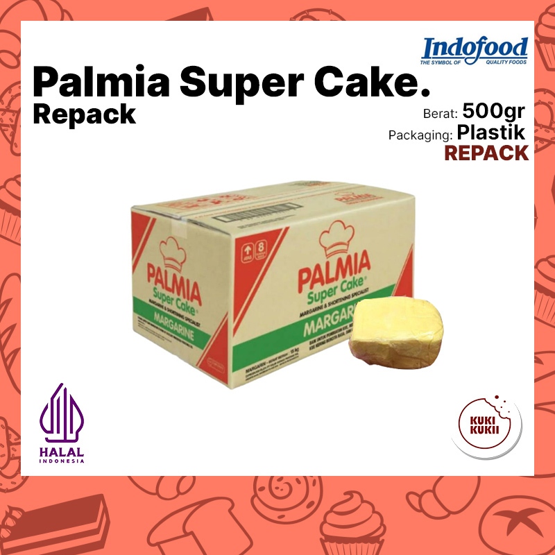 Jual PALMIA SUPER CAKE 500gr REPACK | Mentega KILOAN Palmia Super Cake ...