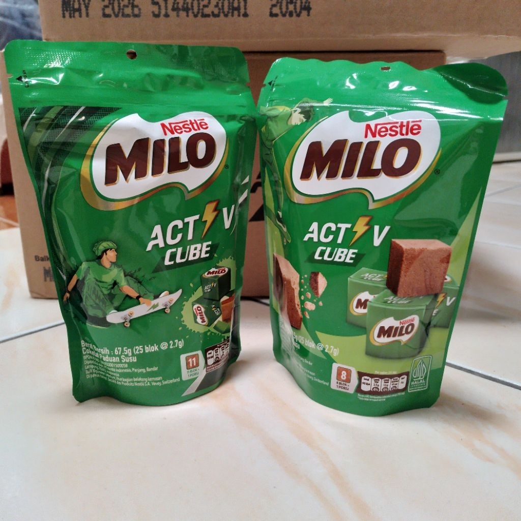 Jual Milo activ CUBE 25 PCS | Shopee Indonesia