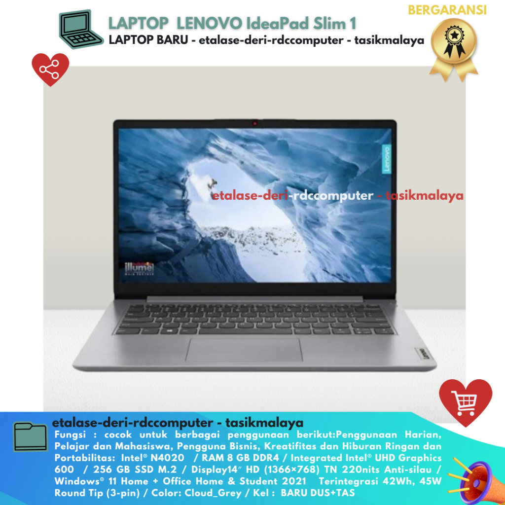Jual Lenovo IdeaPad Slim 1 – Ringan, Elegan, dan Siap Menemani ...