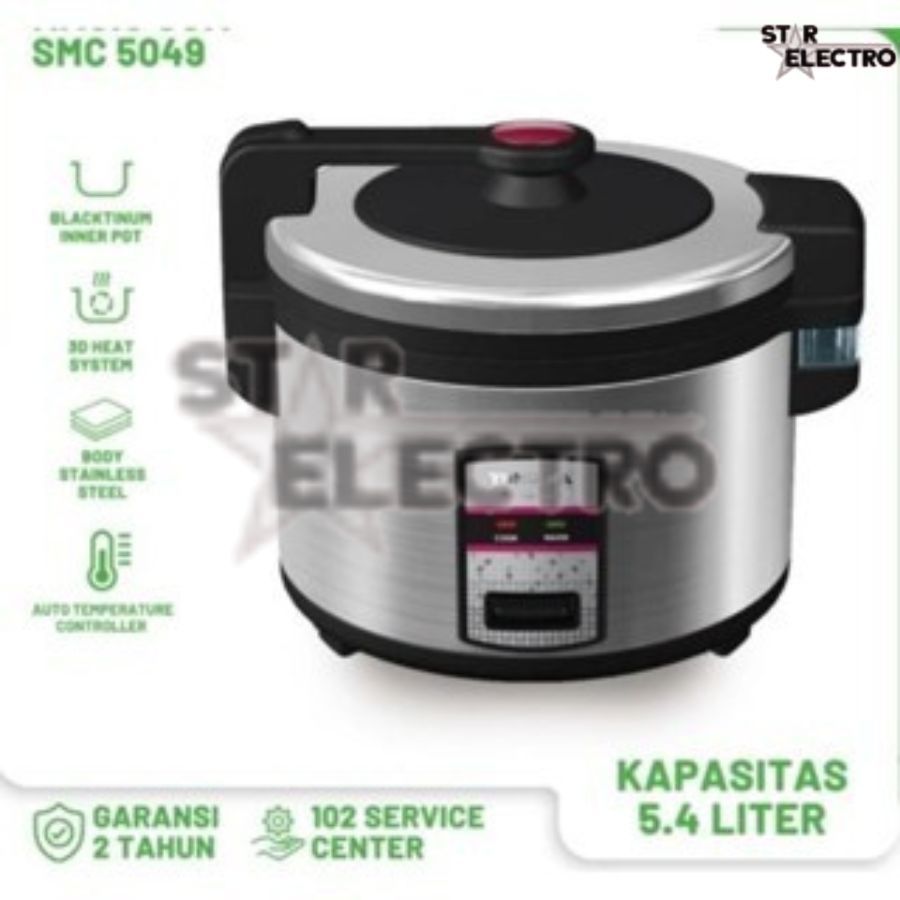 Jual Yong Ma Rice Cooker Jumbo SMC-5049 Magic Com Jumbo 5.4 Liter ...