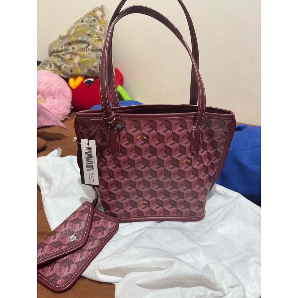 Jual CHRISTY NG BURGUNDY ORI | Shopee Indonesia