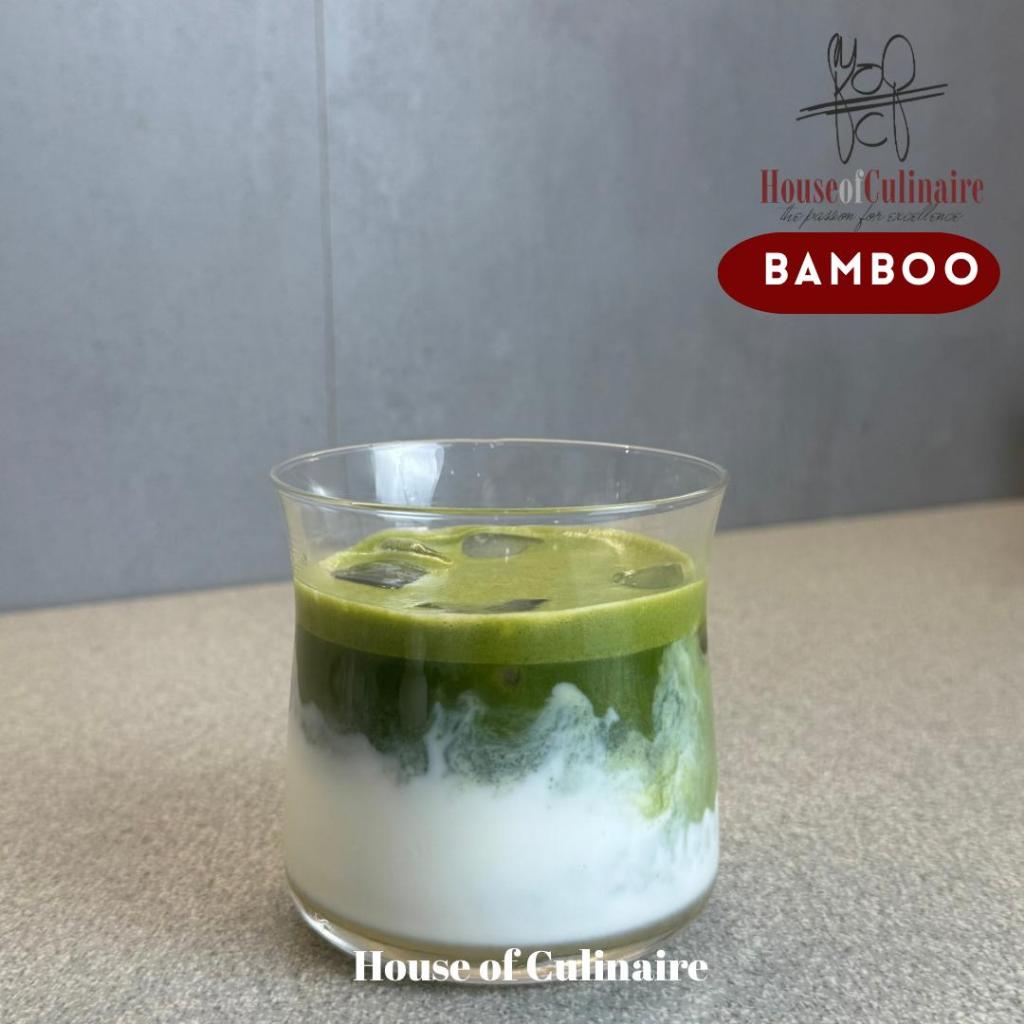 Jual Bamboo Matcha Glass 320 ml Gelas Kopi Matcha Latte Estetik ...