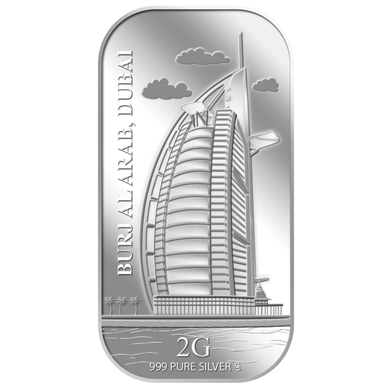 Jual Silver Bar 2 Gram Burj Al Arab Silver Batangan Puregold Fine ...