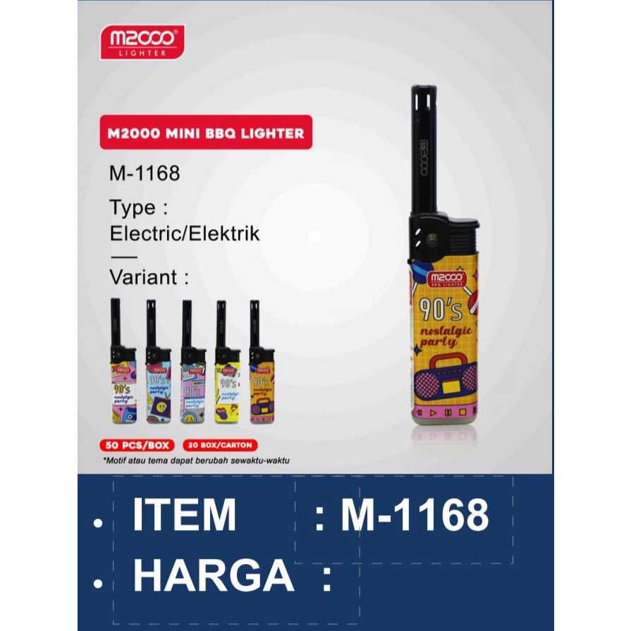 Jual Korek Gas M2000 Mini BBQ Lighter / Korek Barbeque Berbagai Motif ...