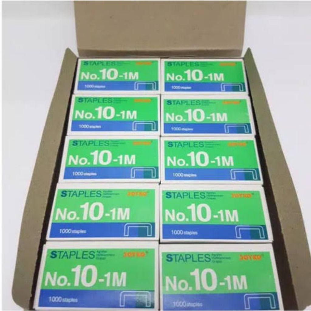 Jual Isi Staples 1 Box Isi 20 Pcs - Isi Staples Joyko 1 Kotak Besar ...