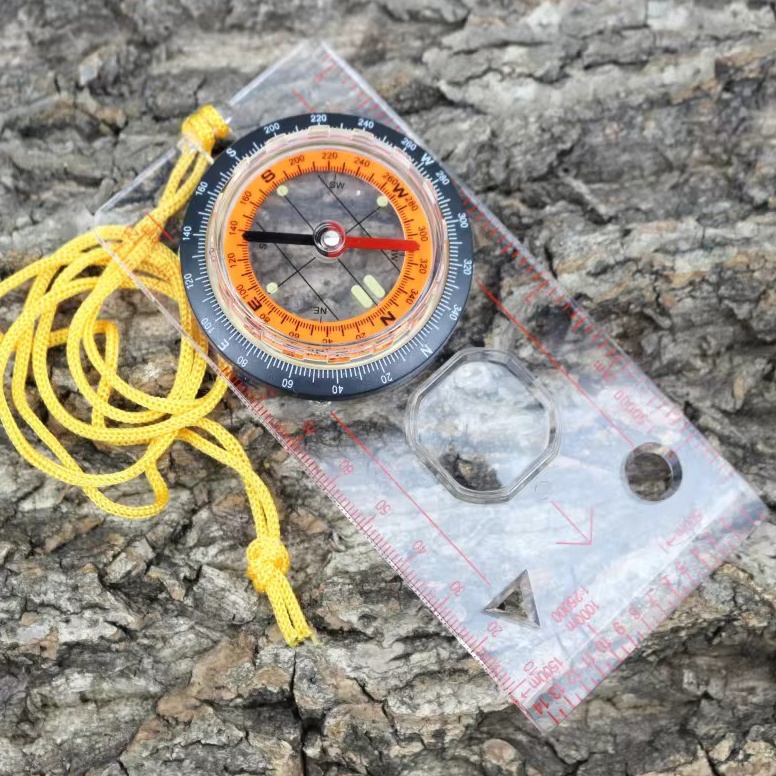 Jual KODE F65D Kompas Penggaris Kompas Mistar Akrilik Compass dengan ...