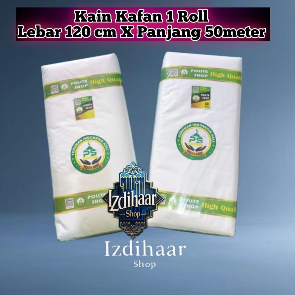Jual KAIN KAFAN 1 ROLL LEBAR 120CM X PANJANG 50METER CAP POLITE SHOP ...