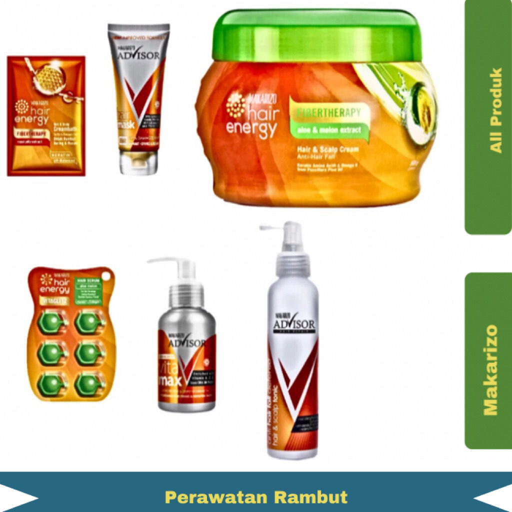 Jual MAKARIZO Perawatan Rambut Lengkap - Masker Rambut, Serum Rambut ...