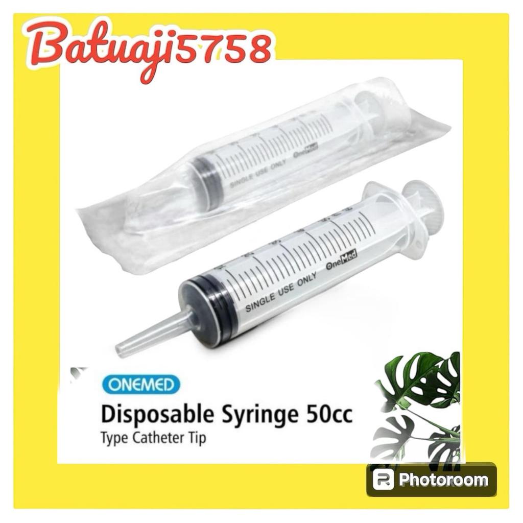 Jual Feeding Syringe 50cc Catheter Tip Onemed | Shopee Indonesia