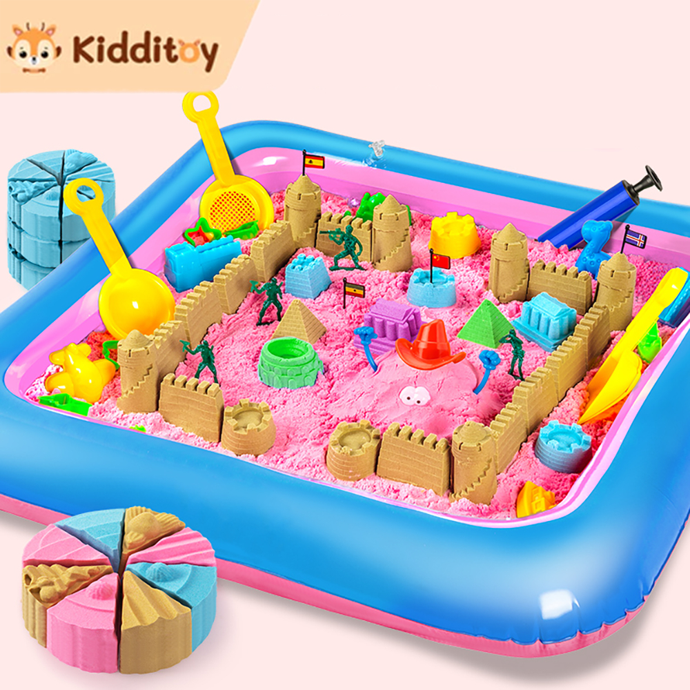 Jual kidditoy Mainan Anak Pasir Ajaib 2KG DIY Tanah Liat Plastisin ...