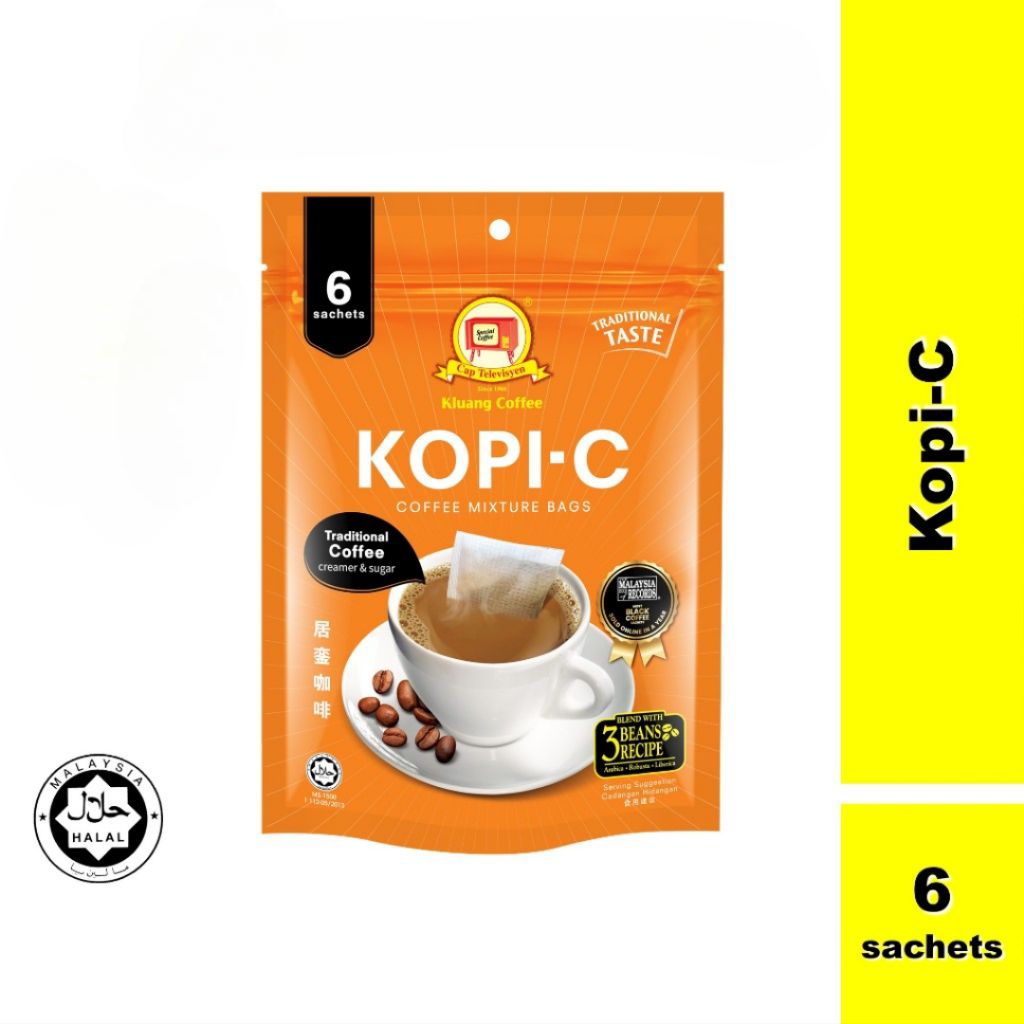Jual Kluang Coffee Kopi-C (6 sachets) | Shopee Indonesia