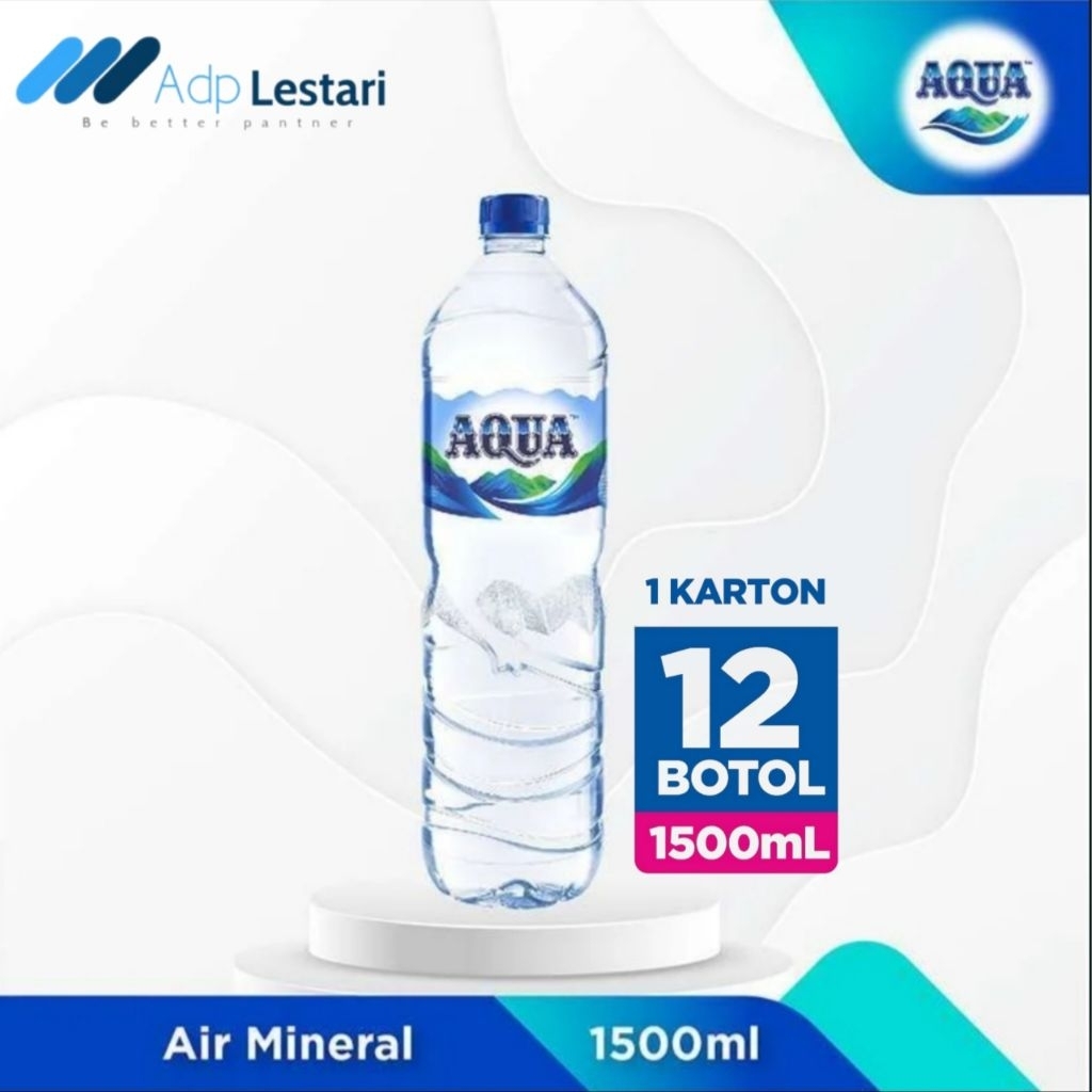 Jual Aqua 1500Ml 1 Dus Terlengkap & Harga Terbaru Mei 2026 | Shopee ...