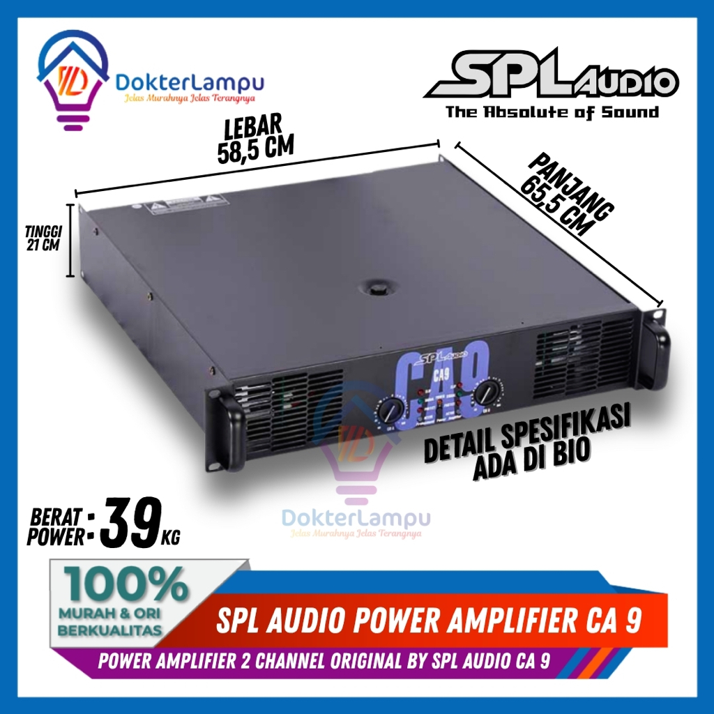Jual SPL Audio Power Amplfier CA Series CA 9 | Shopee Indonesia