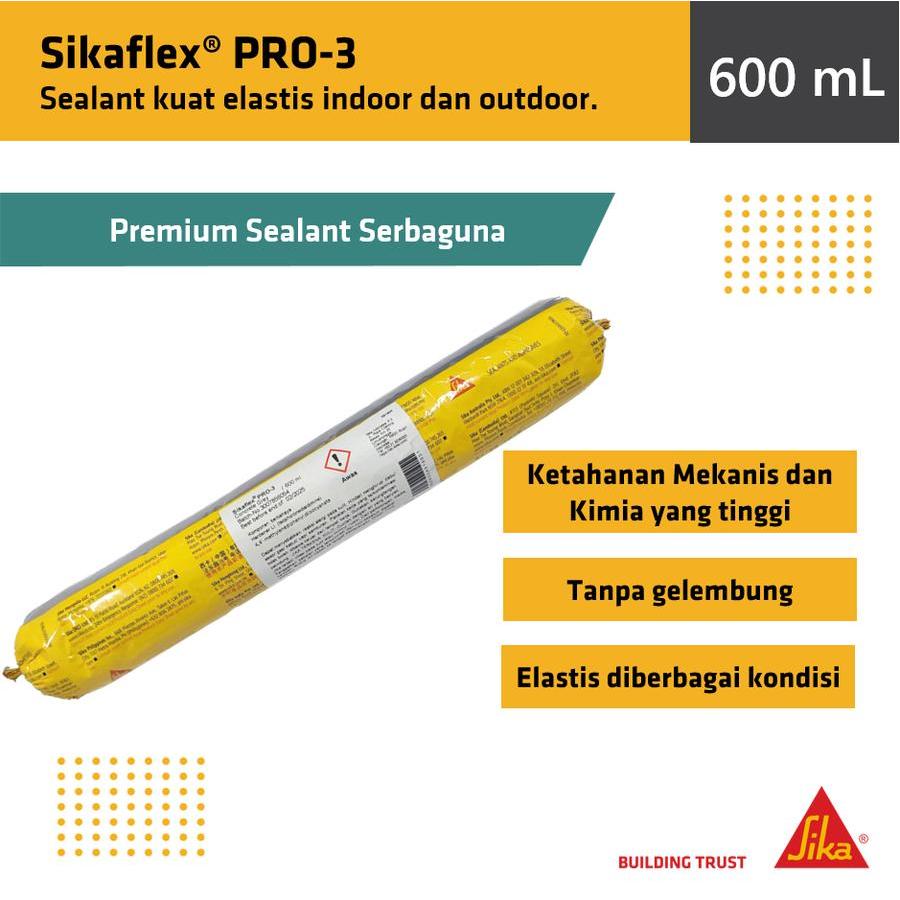 Jual Sika Sikaflex PRO 3 sealant sosis sausage celah serbaguna 600ml ...