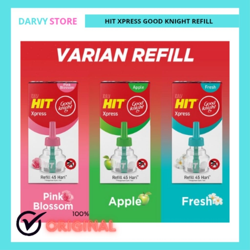 Jual Hit xpress refill good knight | anti nyamuk | obat nyamuk | Awet ...