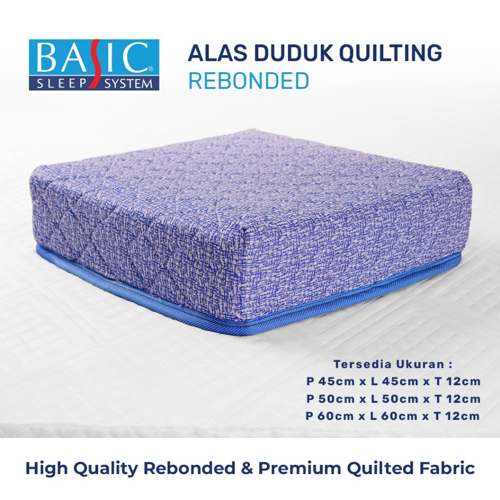 Jual BASIC Springbed Alas Duduk Lesehan Quilting Rebonded 12 Cm ...