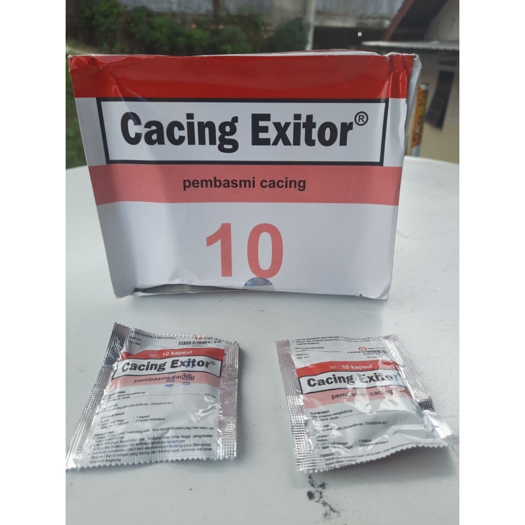 Jual Obat cacing ayam/merpati/unggas Cacing Exitor | Shopee Indonesia