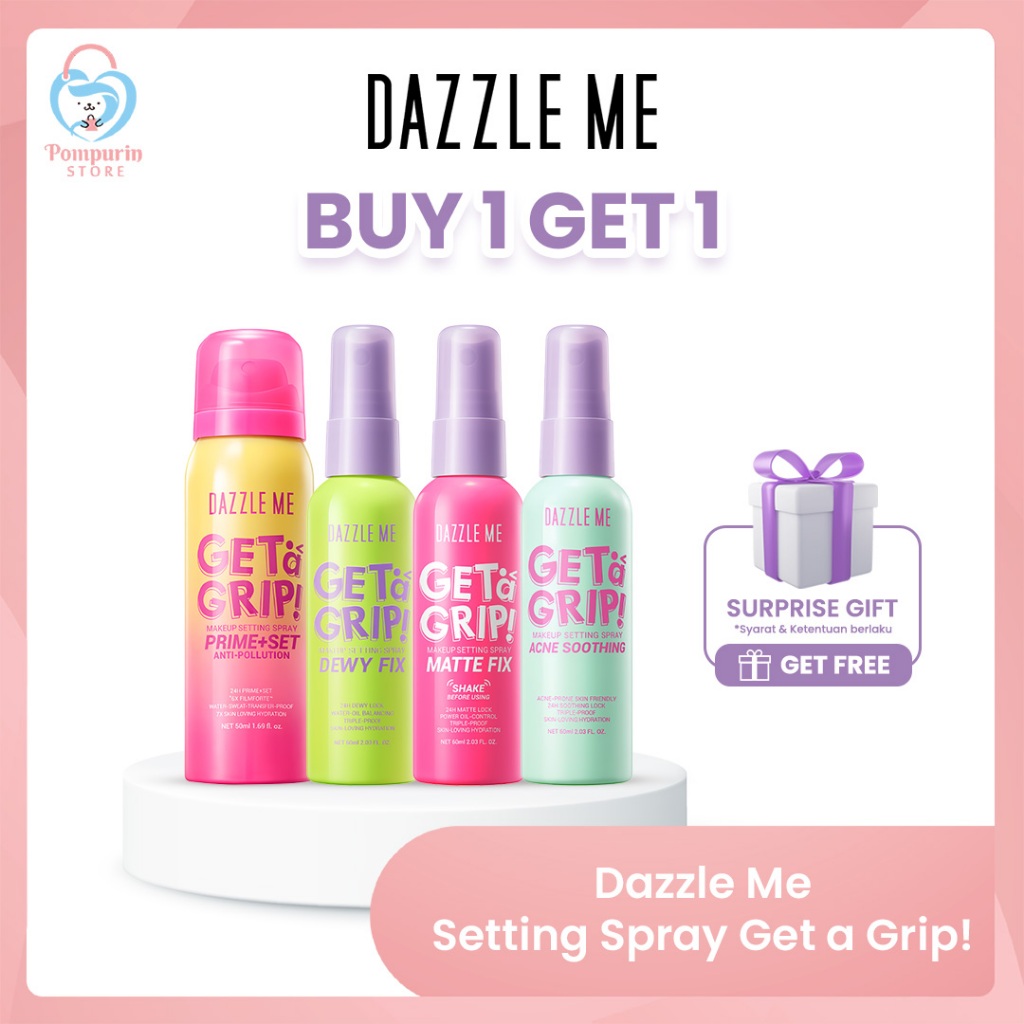 Jual Dazzle Me Setting Spray Get a Grip! Makeup Setting Spray 60ml ...